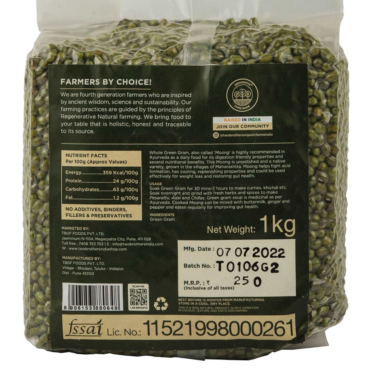 Buy Pure Whole Green Gram Moong | Flavorful Gram Moong at Best Offer