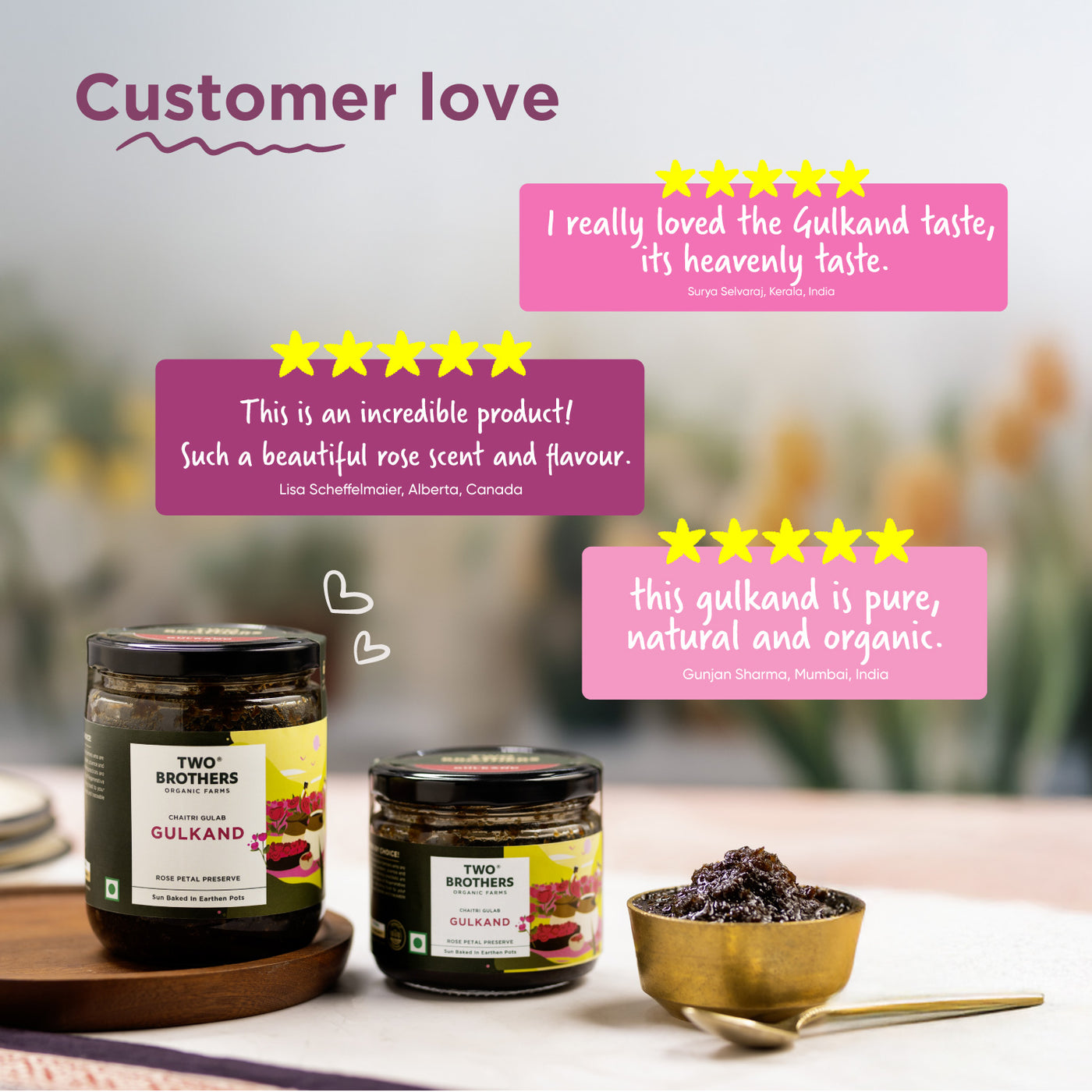 Buy Organic Rose Gulkand Online (Rose Petal Jam) at Best Price