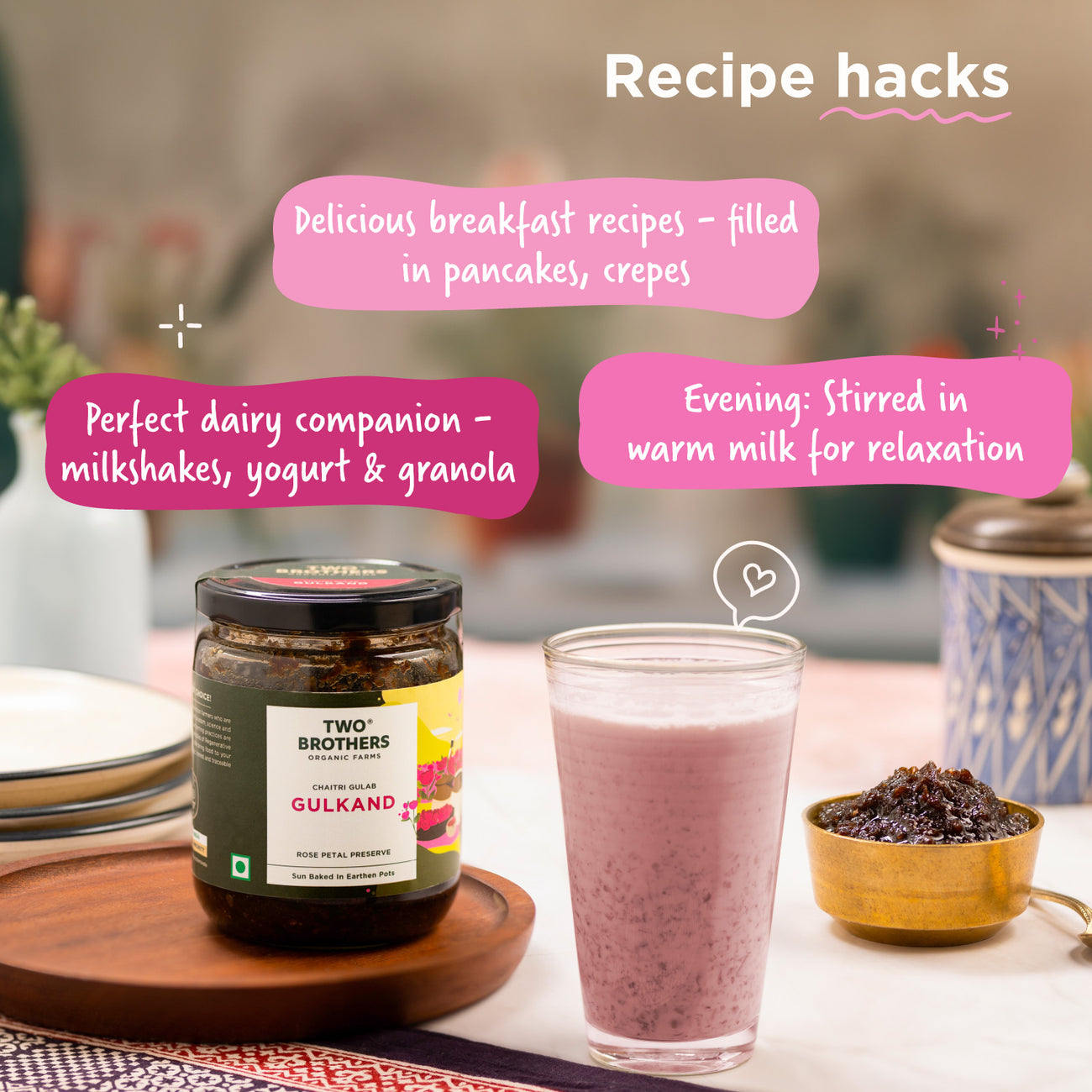 Buy Organic Rose Gulkand Online (Rose Petal Jam) at Best Price